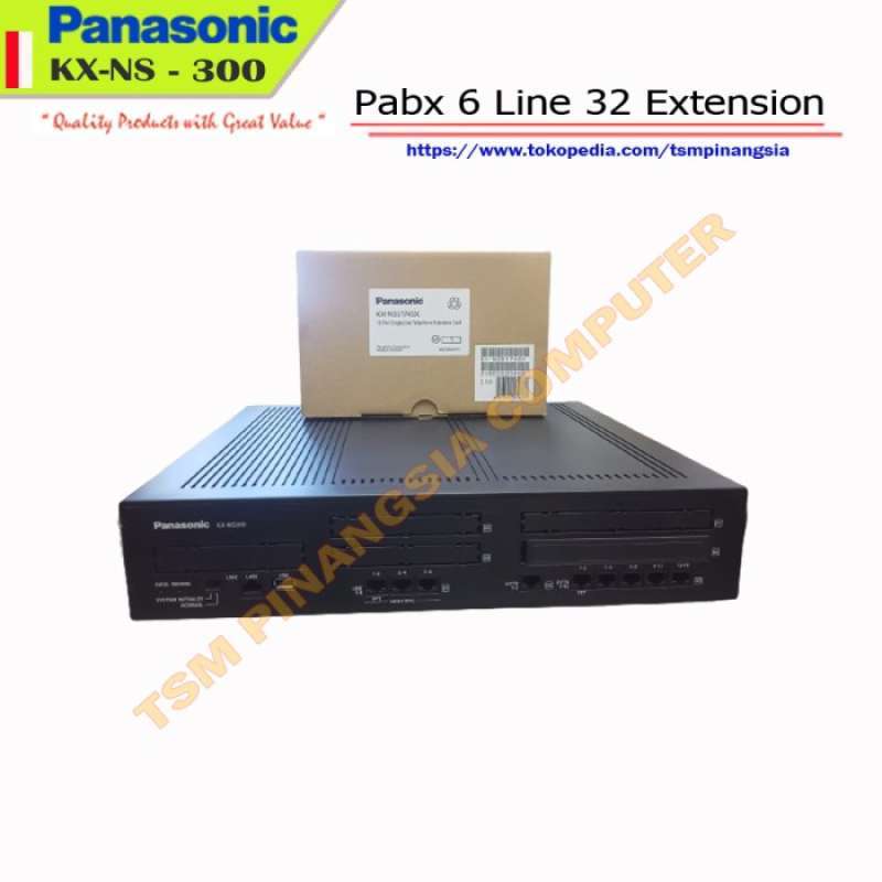 Promo Panasonic KX-NS300 ( 6 Line 32 Extension ) Telepon IP Pabx KX-NS 300 Diskon 33% di Seller ...