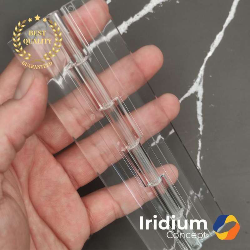 Jual Engsel Akrilik 150 X 45 Mm Bening / Clear Acrylic Hinge 15 Cm ...