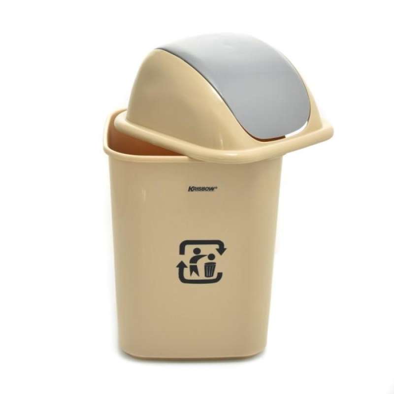 Promo Krisbow Dust Bin Tempat Sampah Plastik Tutup Ayun 20 Ltr Diskon 15% di Seller Krisbow ...
