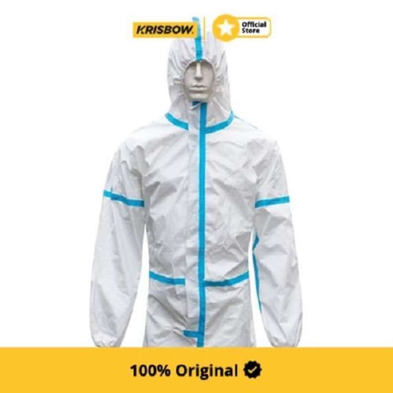 Promo Krisbow Protective Suit Pakaian Pelindung Lab Apd Hazmat Diskon ...