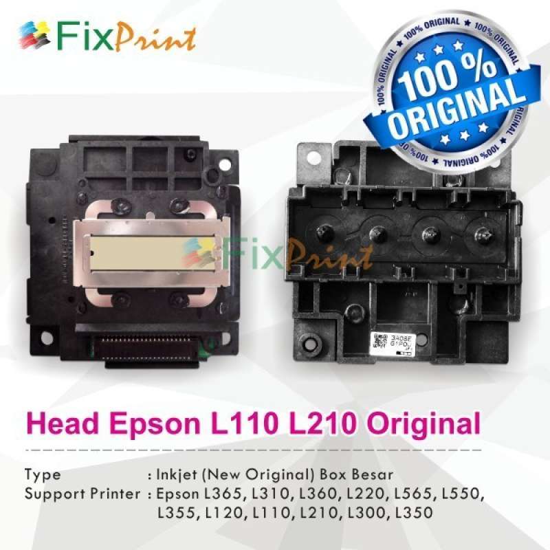 Promo Print Head Epson L110 L210 L120 L220 L310 L1110 L3110 New Diskon ...