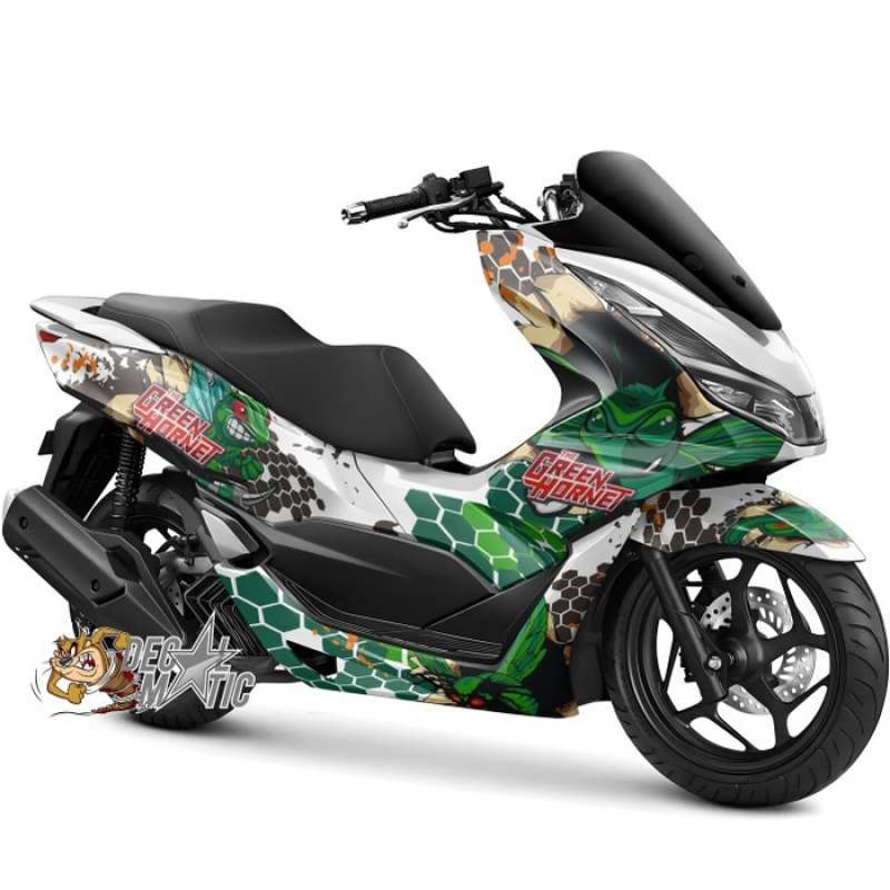 Jual Stiker Decal Full Body Motor Honda PCX 150 PCX160 Green Hornet ...