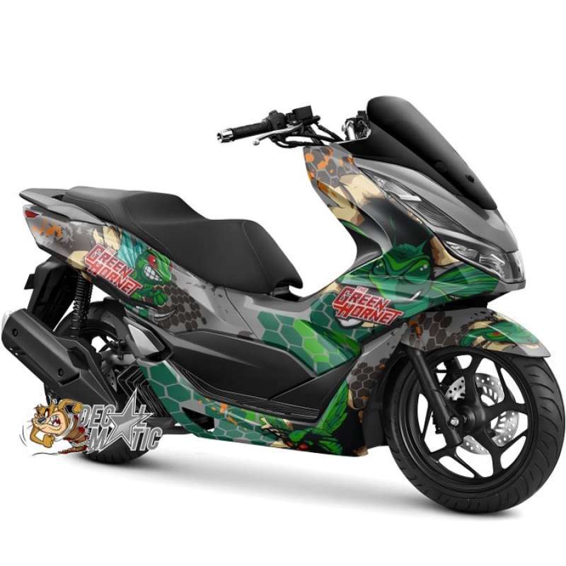 Jual Stiker Decal Full Body Motor Honda PCX 150 PCX160 Green Hornet ...