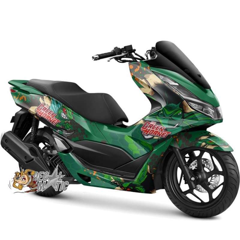 Jual Stiker Decal Full Body Motor Honda PCX 150 PCX160 Green Hornet ...