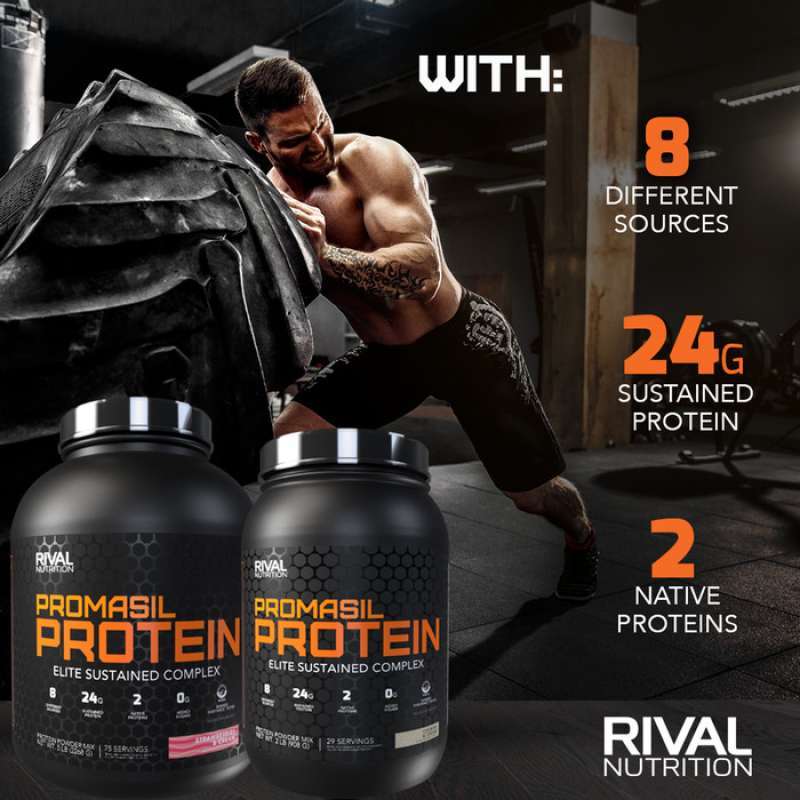 Promo Rival Nutrition Promasil Protein 5 Lbs 75 Servings Diskon 17% di ...