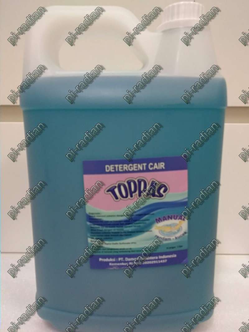 Promo Toppas Deterjen Cair Manual Liquid Laundry Detergen 5L 5 Liter Lk ...