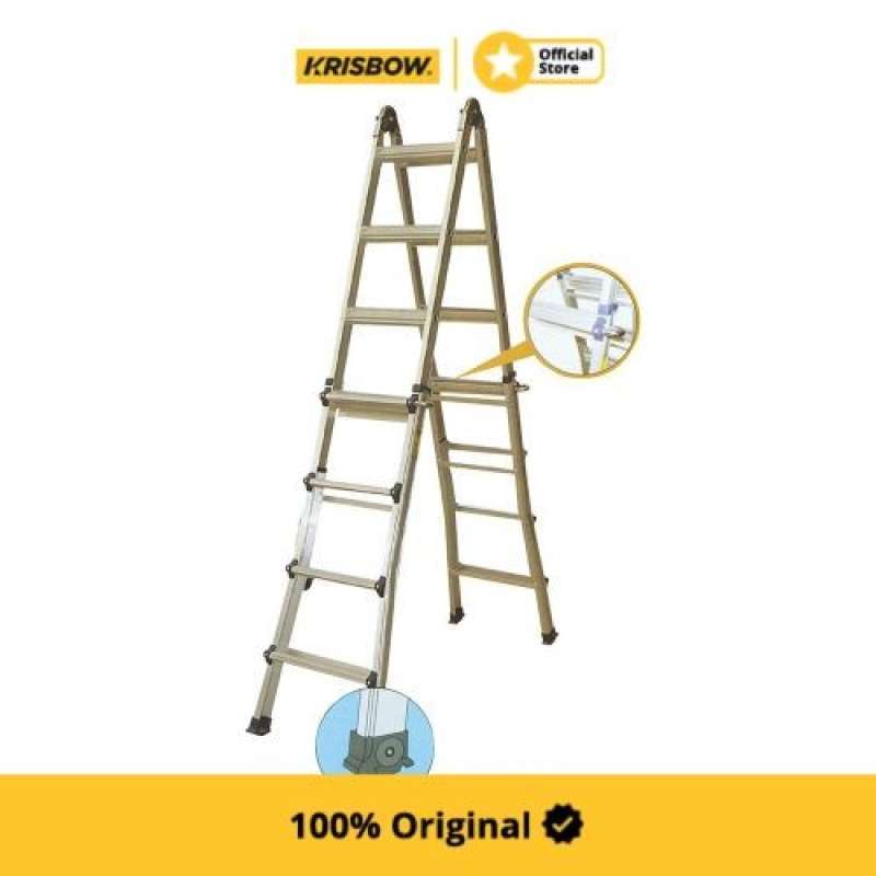 Jual Tangga Lipat Krisbow Original Murah - Harga Diskon Juni 2024 ...