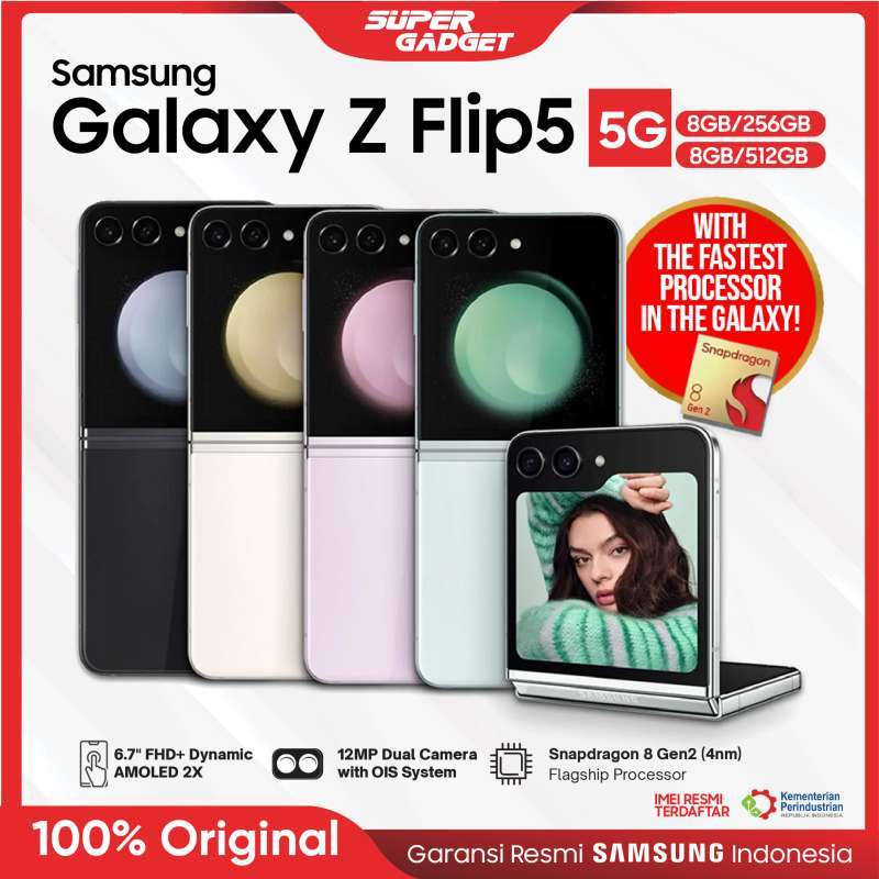 Jual Samsung Galaxy Z Flip 5 5G RAM 8GB ROM 256GB 512GB Flip5 ZFlip5 ...