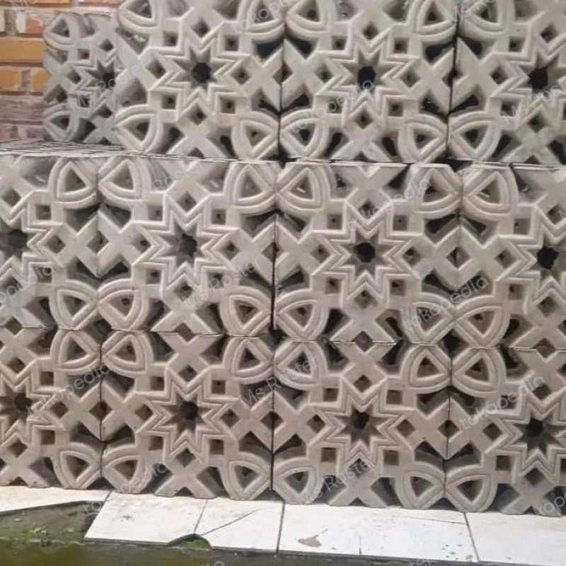 Jual Roster Beton Karawangan/lubang Angin Modern Size 30x30/warna Putih ...