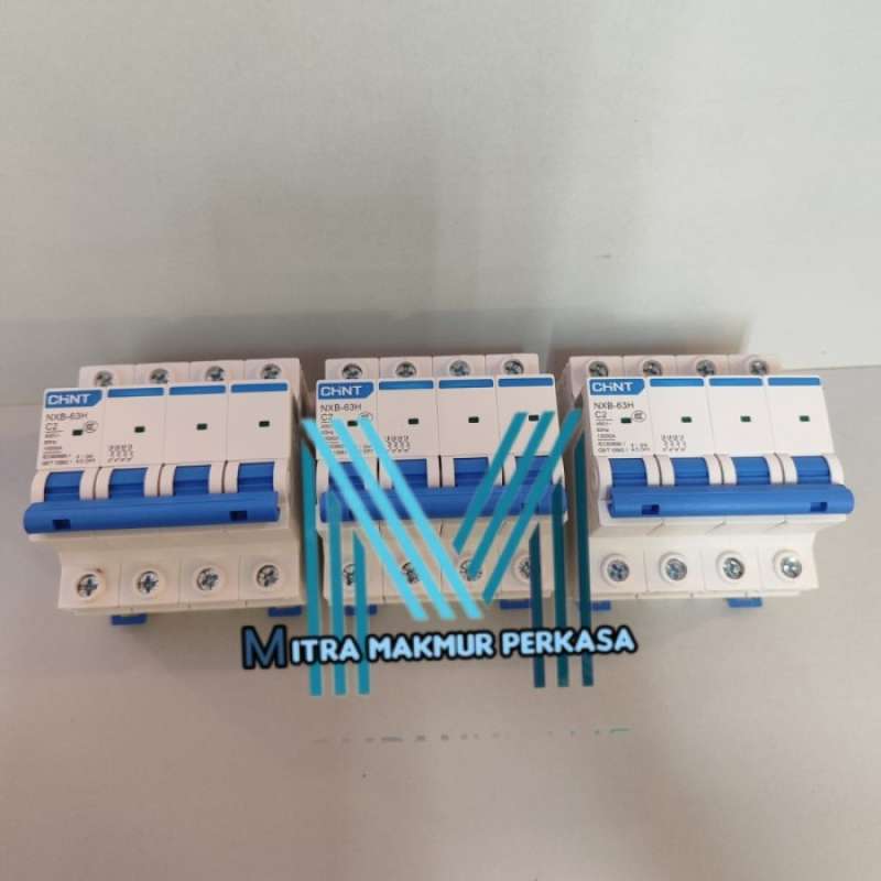 Promo MCB CHINT 6/10/16/20/25/32/40A 4phase 10KA CHINT BARU NXB-63H MCB ...