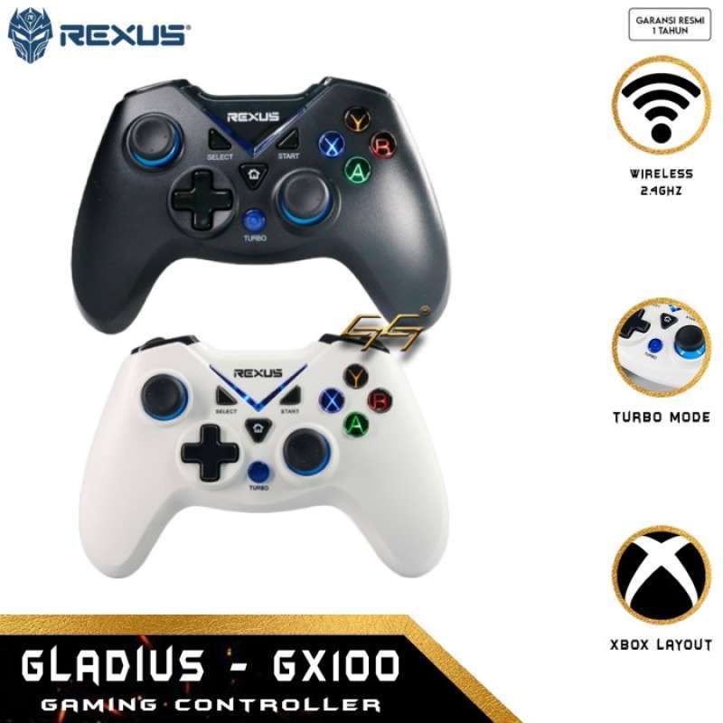 Promo Wireless Gamepad REXUS GLADIUS GX100 Wireless Gaming Controller ...