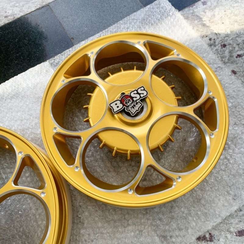 Promo Velg Model Marus W125 Gold Front & Rear Vespa Sprint Primavera S ...