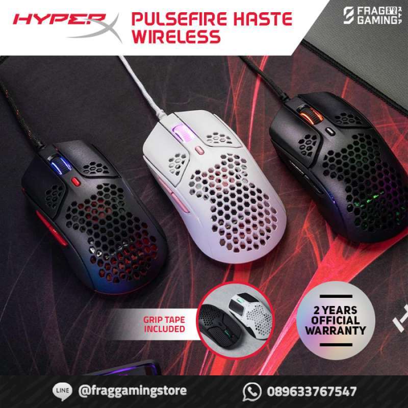 Jual HyperX Pulsefire Haste Wireless Gaming Mouse 2,4Ghz Ultralight ...