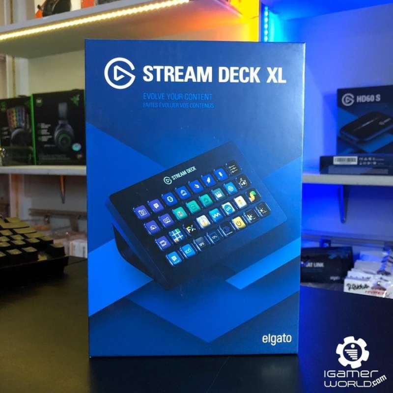Promo elgato Stream Deck XL Control Pad for Live Streaming Diskon 23% ...