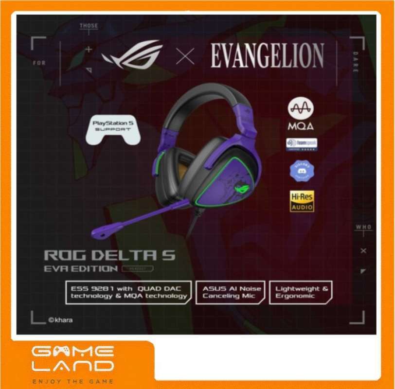 Jual ASUS ROG Delta S EVA Edition Gaming Headset Evangelion PC PS5 XBOX ...