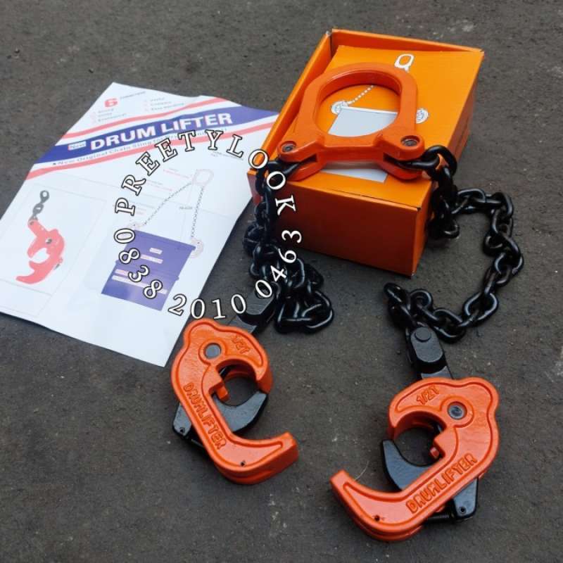 Promo chain drum lifter 1 Ton Alat Angkut Drum Kapasitas 1 Ton Diskon ...