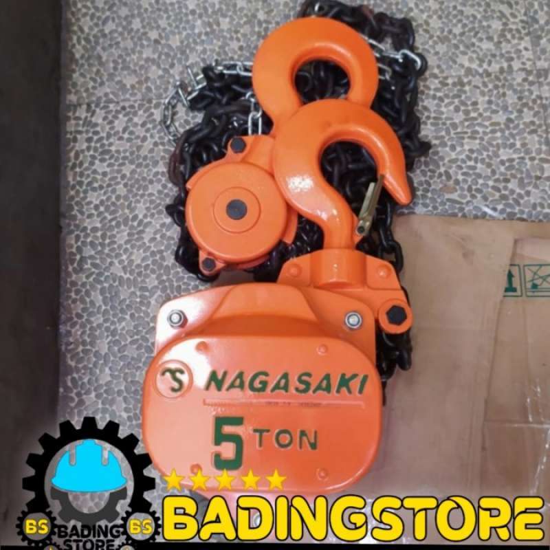 Promo Chain Block 5 Ton x 20 Meter Takel Chain Block Original Nagasaki ...