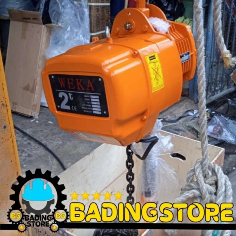 Promo Electric Chain Hoist 2 Ton x 6 Meter Chain Block Electric 2 Ton x ...