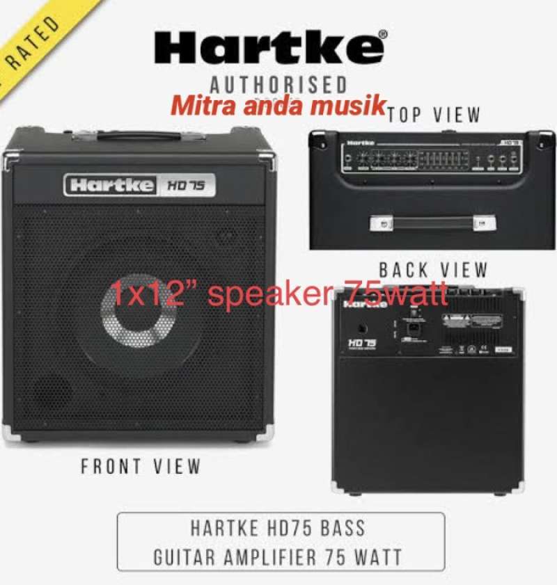 Jual Speaker ampli amplifier aktif gitar bass hartke hd75 di Seller ...