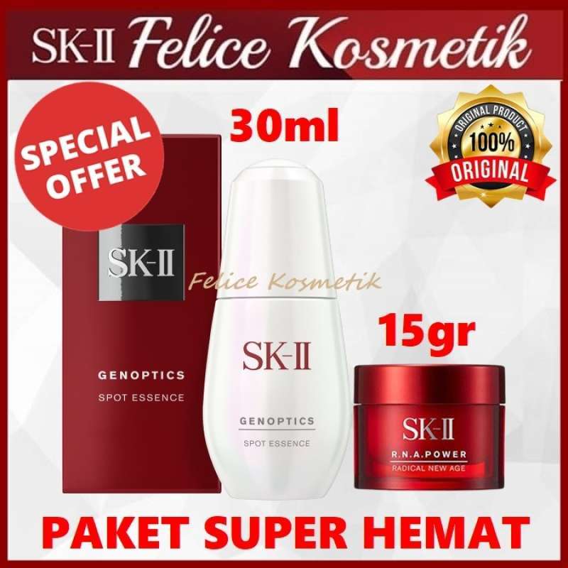 Promo Sk Ii Skii Sk Ii Genoptics Spot Essence 30 Ml Rna Power Cream 15