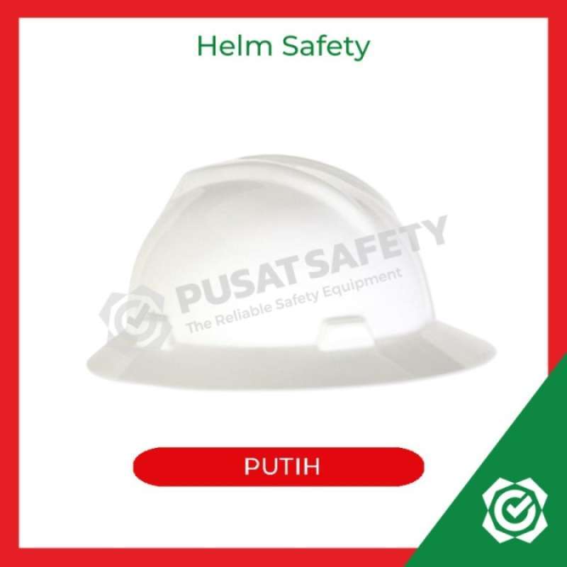 Promo Helm Proyek Kerja Safety Msa V-Gard Fullbrim Lokal Diskon 23% di ...