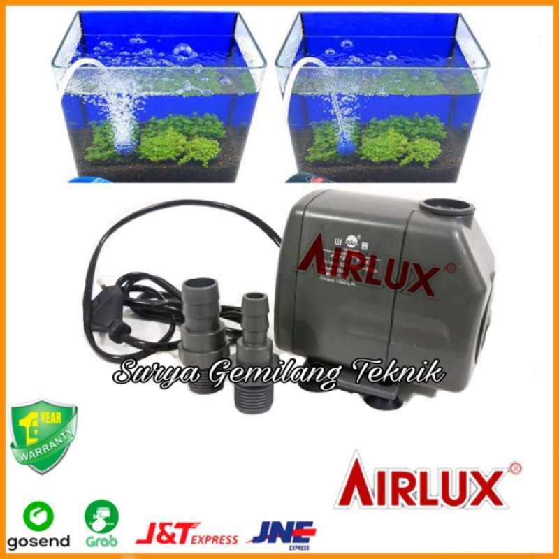 Promo Pompa Air Aquarium Kolam Pompa Hidroponik Airlux Wp 3700 Diskon 23% di Seller Indahh ...