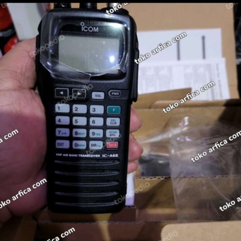 Jual HT ICOM AIR BAND ICOM IC-A6E VHF ORIGINAL ICOM A6E AIRBAND A6E VHF ...