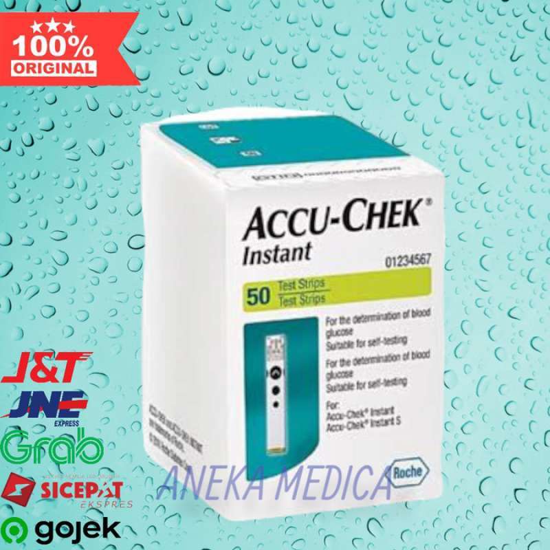 Promo Accu Check Instant 50 Test Strips Diskon 17% Di Seller Mahanani ...