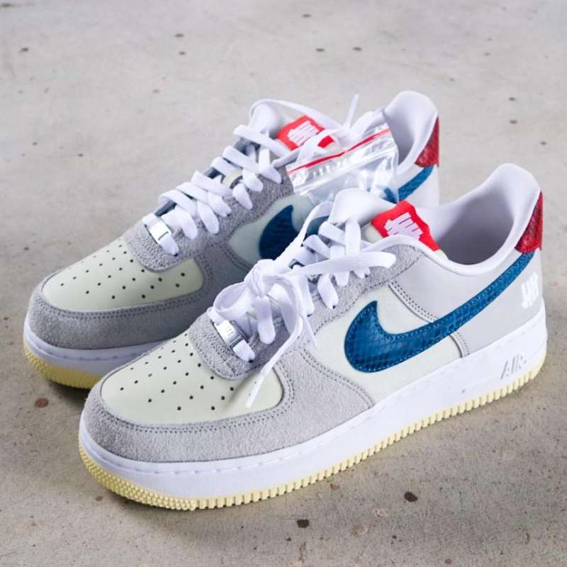 Jual Nike Air Force 1 Low X Undftd Grey/blue/red Original Di Seller ...