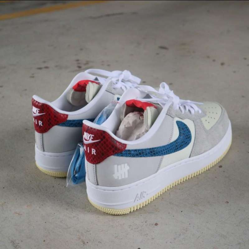 Jual Nike Air Force 1 Low X Undftd Grey/blue/red Original Di Seller ...