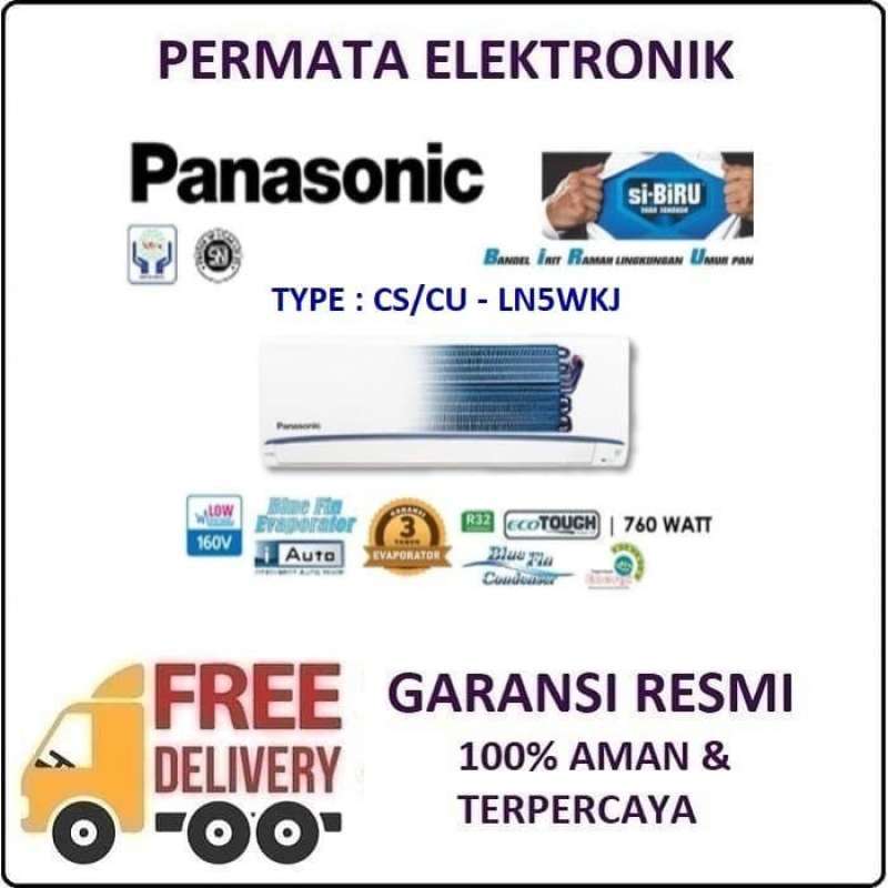 Promo Ac Panasonic Cs-Ln5Wkj Si-Biru Standard Low Voltage 1/2 Pk - R32 ...
