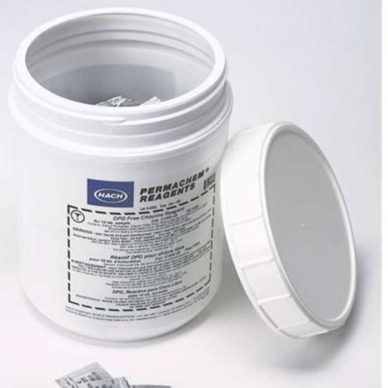 Jual Hach 1407628 Dpd Total Chlorine Reagent Powder Pillows, 5 Ml, Pk ...