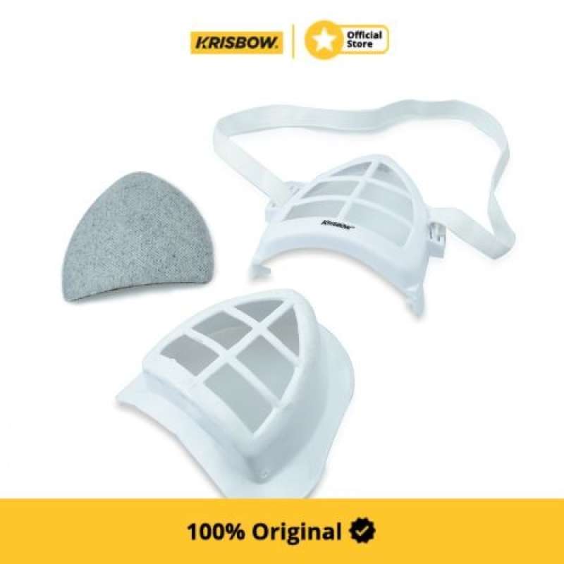 Promo Krisbow Masker W/ Filter Karbon Mask Active - Putih Srrp2 Diskon ...