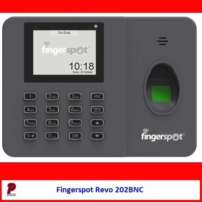 Jual Fingerspot Revo W-202BNC Mesin Absensi Fingerprint - Baterai internal di Seller Persona ...