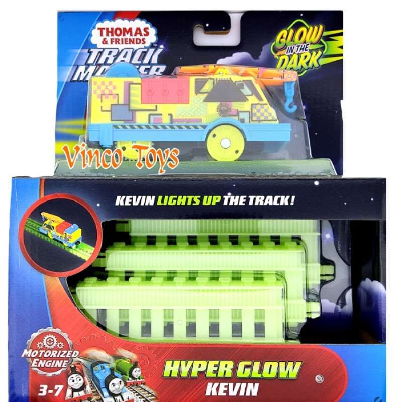 Promo HYPER GLOW in the dark kereta Thomas and Friends Track Master ...