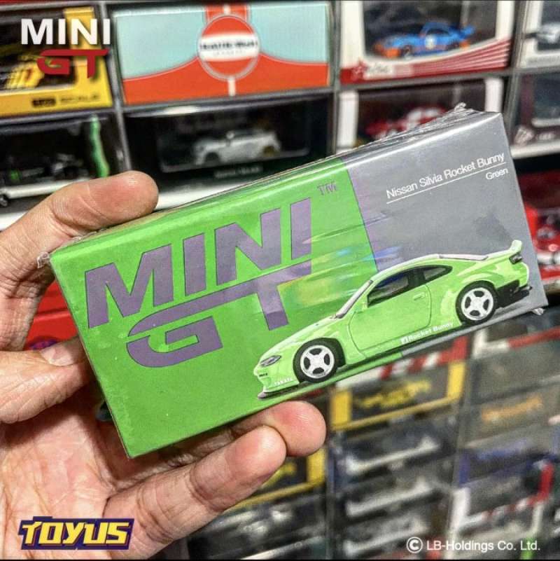 Jual MGT Mini GT - NISSAN SILVIA ROCKET BUNNY GREEN di Seller enzo ...