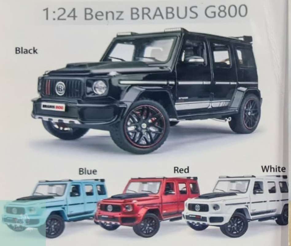 Promo Diecast Mobil Mercy Jeep Brabus Pullback Lampu Suara Skala 1:24 ...