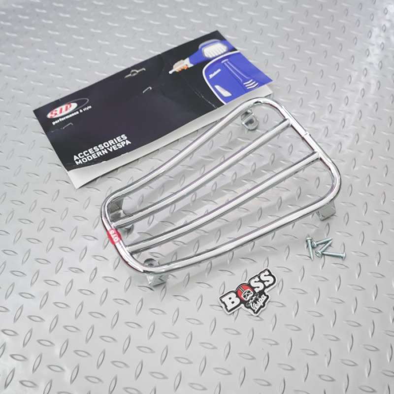 Promo Luggage Carrier Floor Rack Sip Chrome Vespa Gt Series Gts Gtv ...