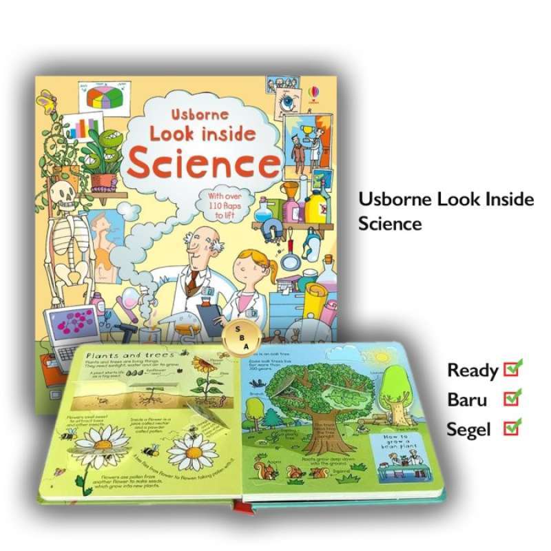 Jual Buku Usborne Look Inside Science Boardbook Lift The Flap English ...