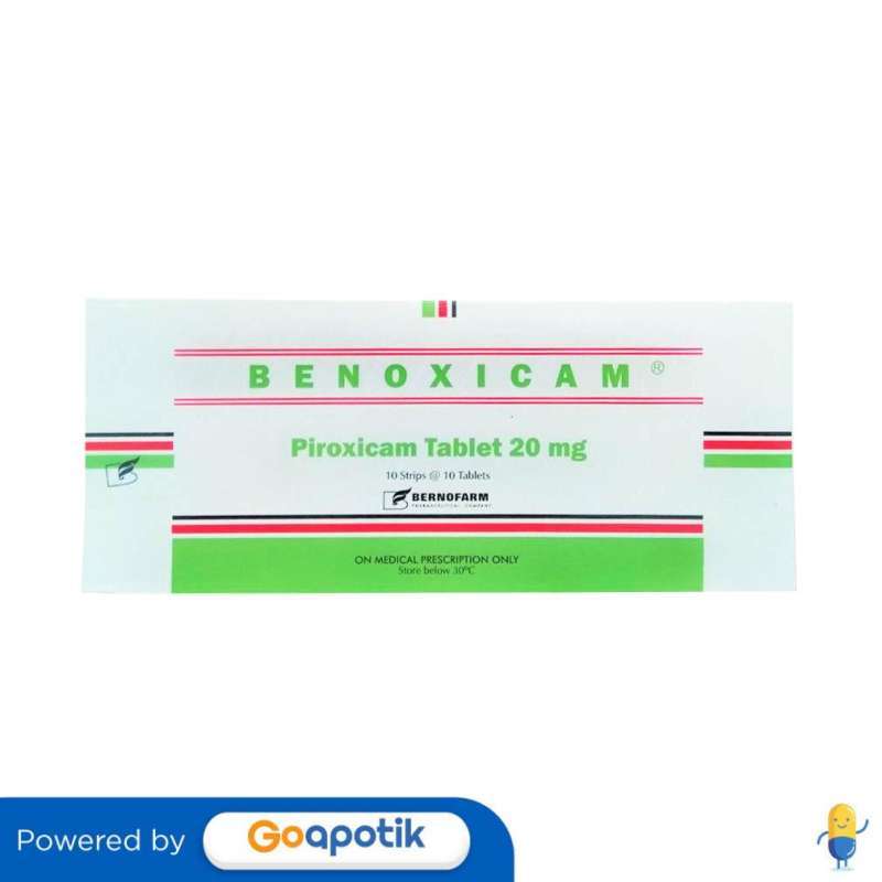 Jual BENOXICAM 20 MG BOX 100 TABLET di Seller Apotek Maulidya Farma ...