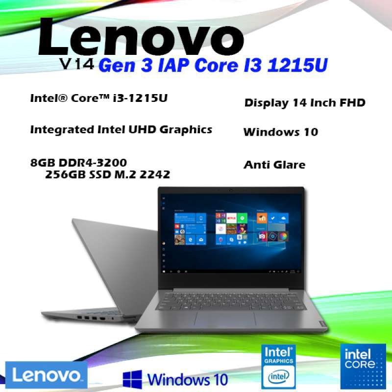 Jual Laptop Lenovo V14 Gen 3 IAP Core I3 1215U 8GB/256GB di Seller ss_store1 - Tanjung Priok-2 ...