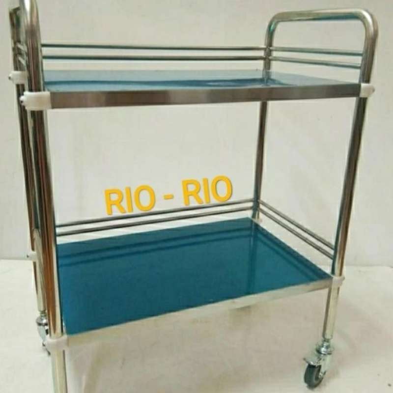 Promo Troli Instrumen /troli Makan/ Troli 2tingkat / Food Trolley ...