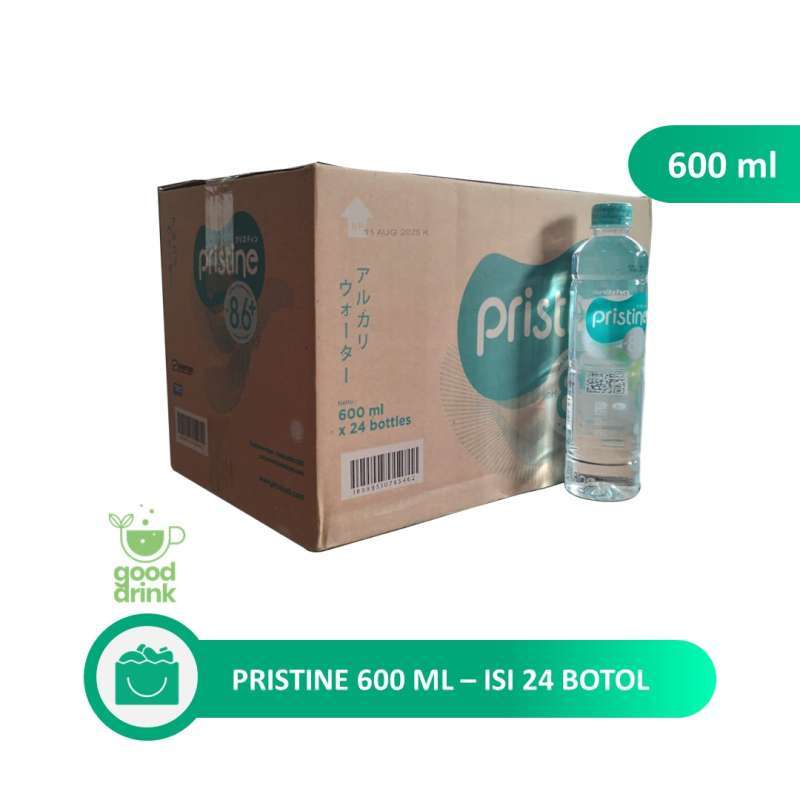 Promo Pristine Air Mineral Sehat 1 Dus Isi 24 Kemasan Botol 600 ml ...