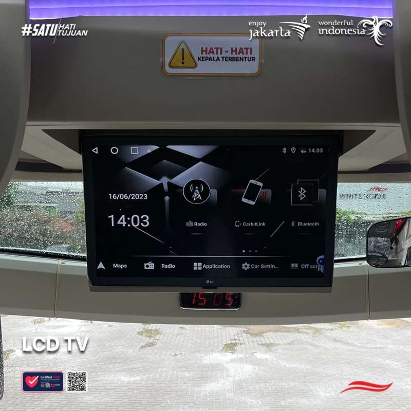 Jual White Horse Deluxe Coach Premiere Medium Rental Bus [29 Seat ...