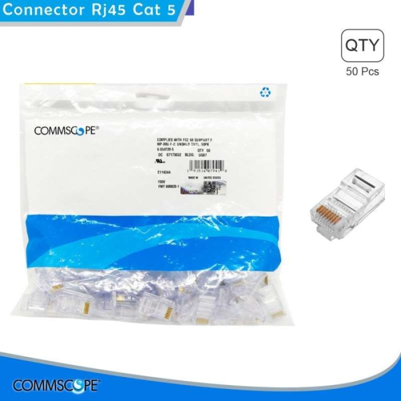 Promo Amp Commscope Connector Rj45 Original Diskon 23% Di Seller ...