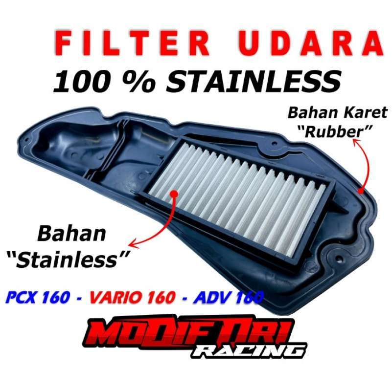 Promo Pcx 160 Cc Filter Udara Pcx 160 Cc Adv 160 Cc Filter Stainless ...