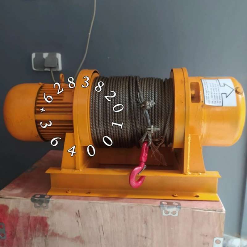 Promo Electric Winch Hoist 2 Ton x100 m WEKA Heavy Duty High Quality ...