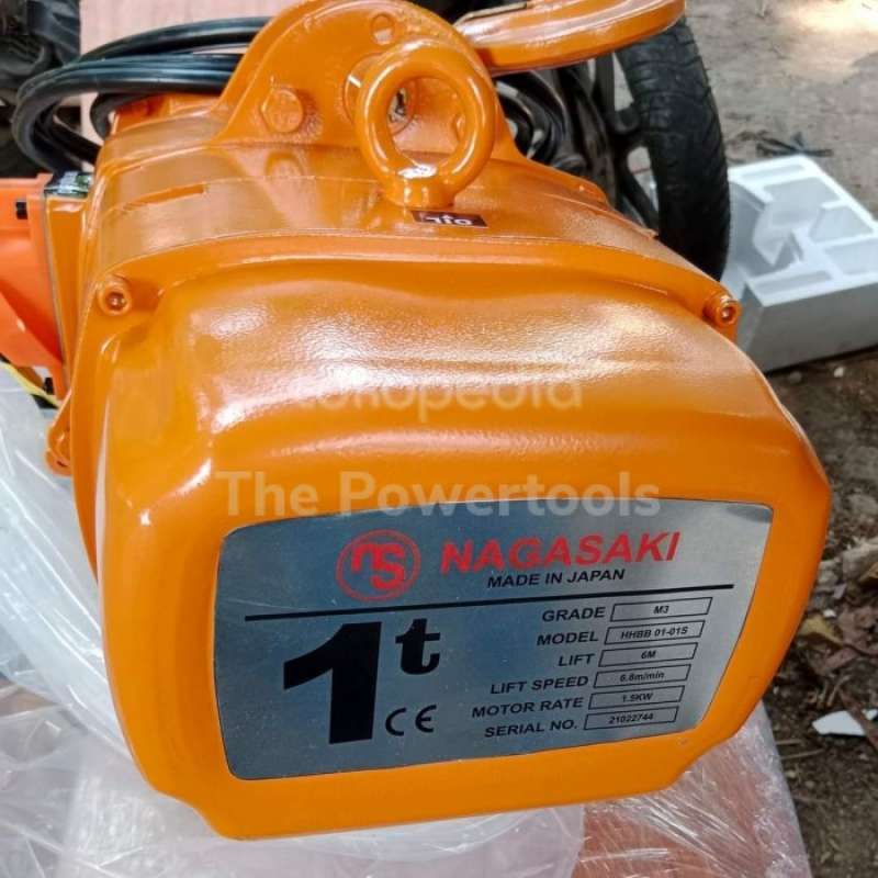 Promo Electric Chain Hoist 1Ton Katrol listrik Hoist Electric Nagasaki ...
