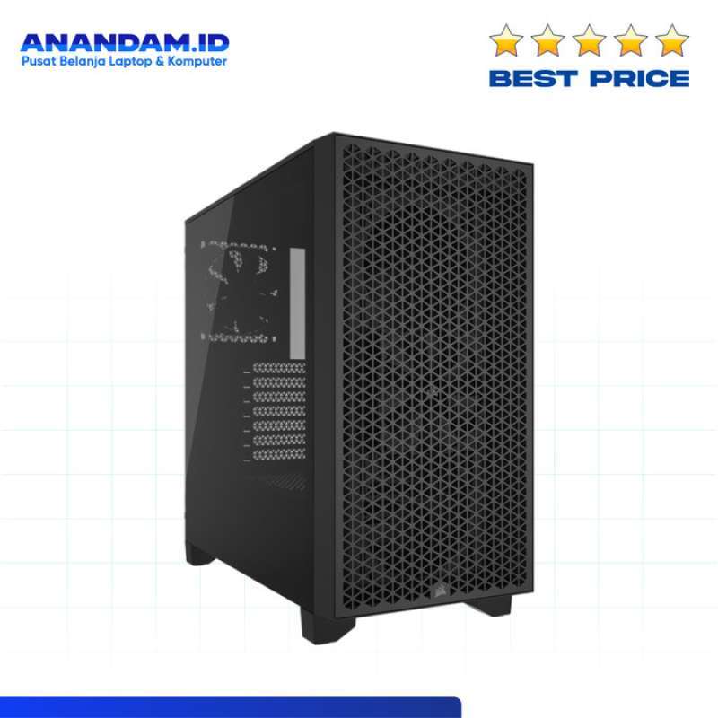 Jual Casing CORSAIR 3000D AIRFLOW Mid-Tower ATX PC Case Tempered - Black di Seller ANANDAM.ID ...