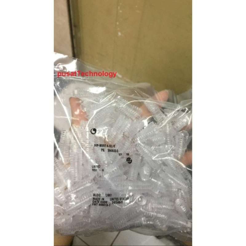 Promo Amp Plug Boot Rj45 Cat 6A Original Isi 100 / Commscope Plugboot ...